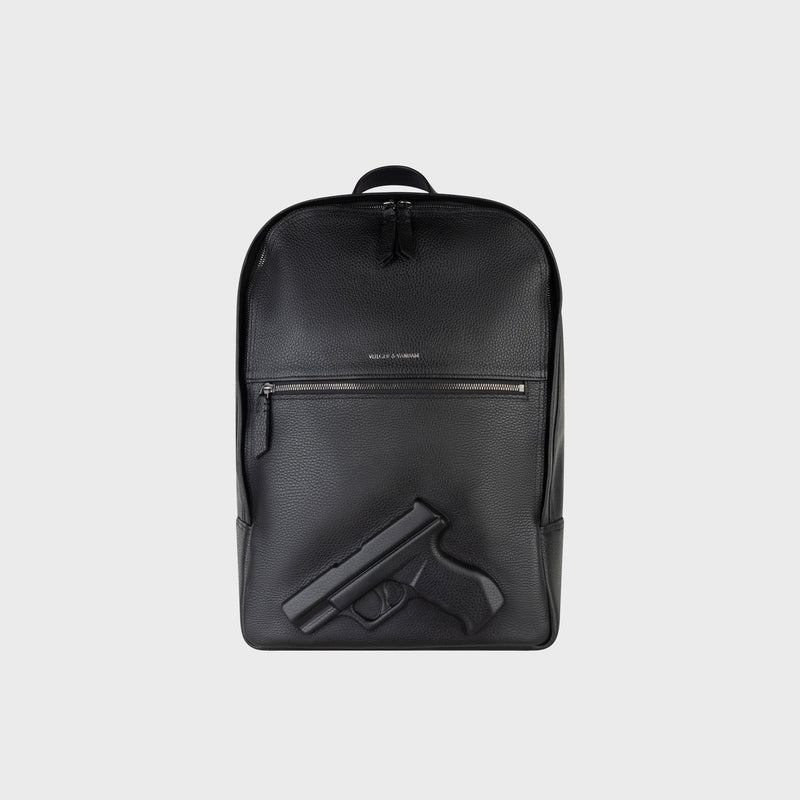 Backpack Large Gun in Black | Vlieger & Vandam